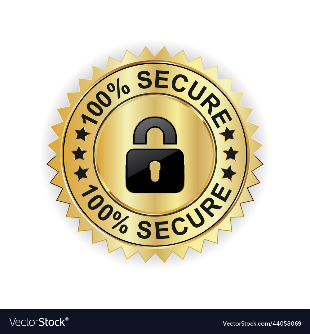 Secure Connection Icon Isolated Royalty Free Vector Image