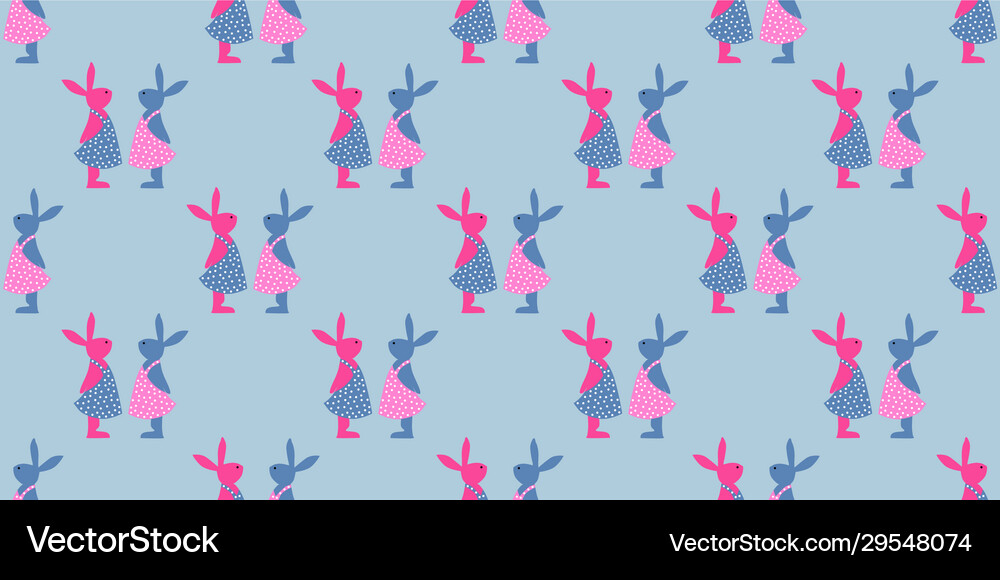 Easter background bright seamless pattern Vector Image