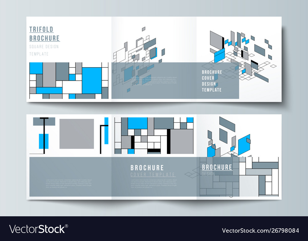 Minimal editable layout square Royalty Free Vector Image