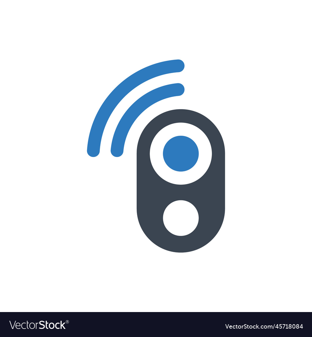 Photography remote control function icon Vector Image