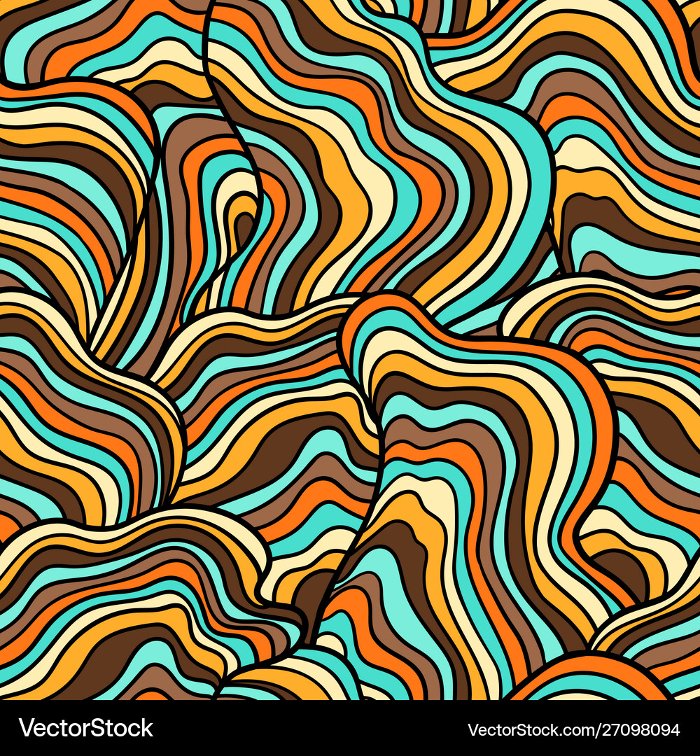 Abstract seamless stripes pattern Royalty Free Vector Image