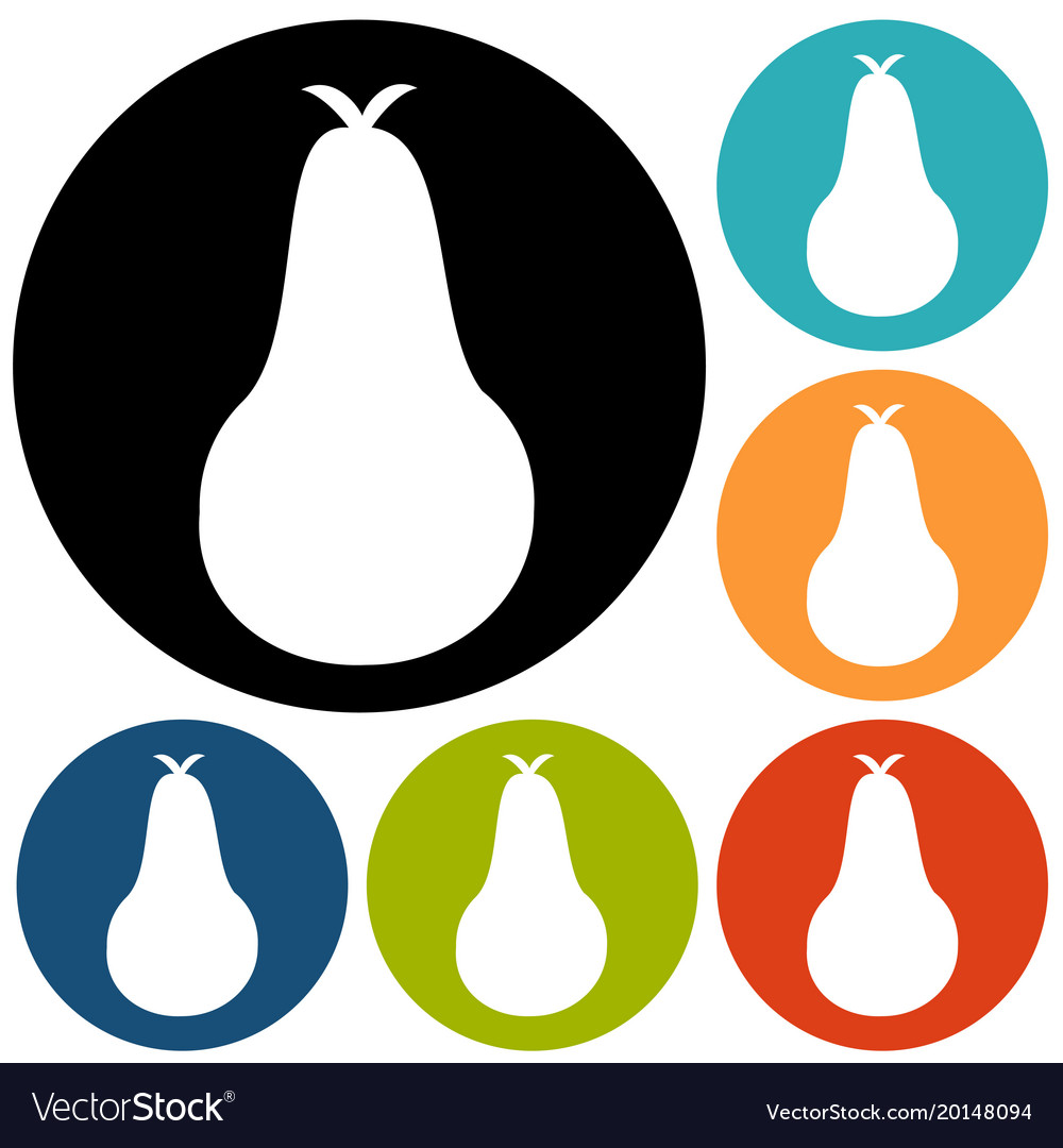 Pear icon Royalty Free Vector Image - VectorStock