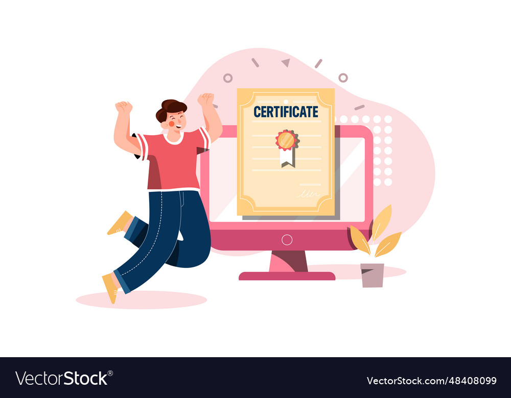 Certification Royalty Free Vector Image - VectorStock