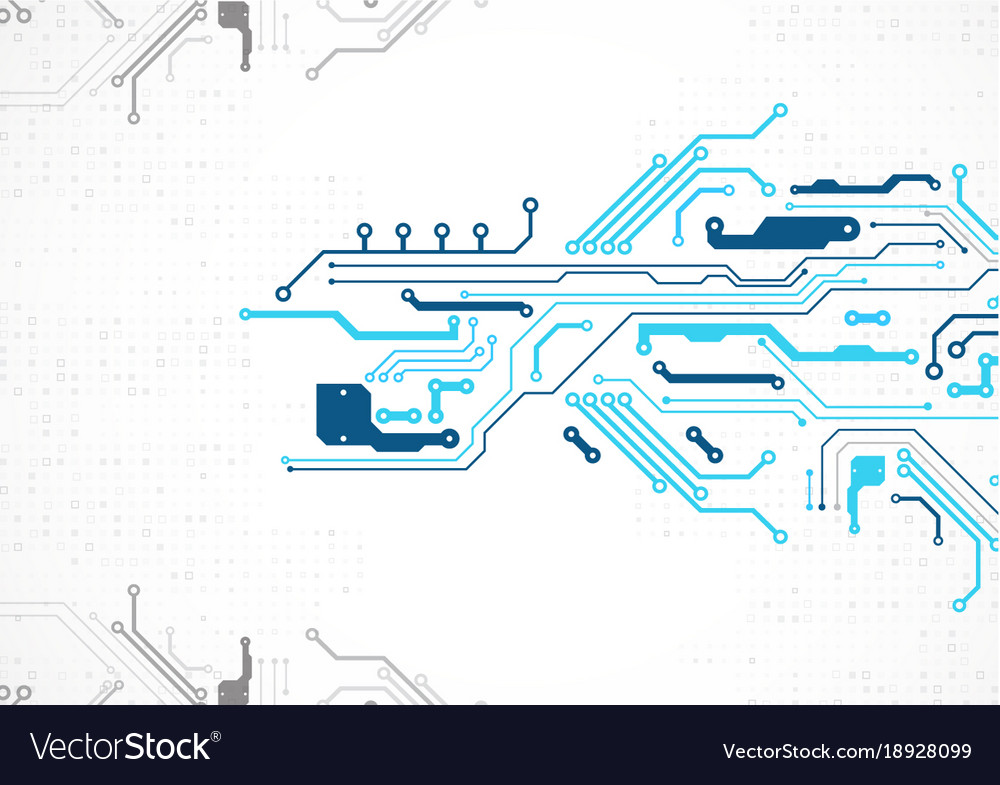 Hi-tech digital technology and engineering theme Vector Image