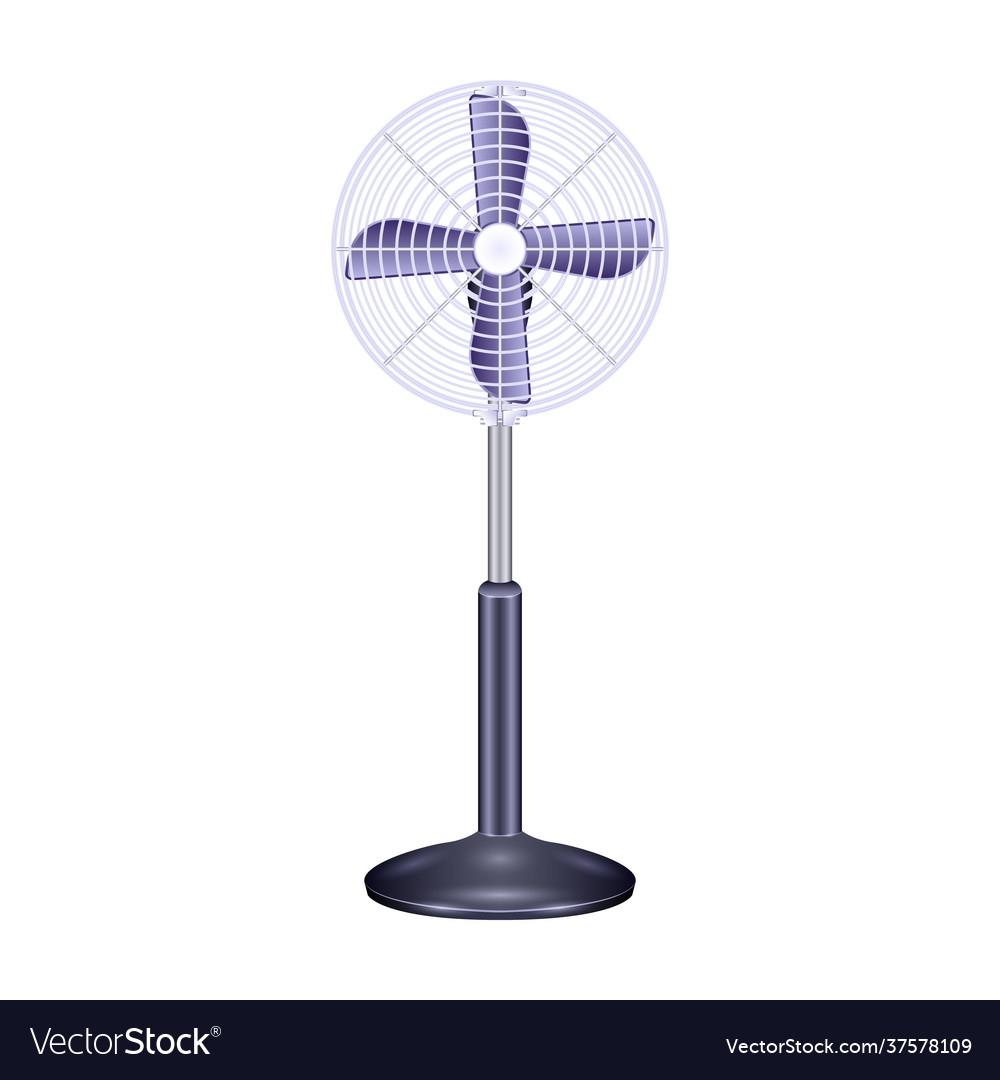 Fan iconrealistic icon isolated Royalty Free Vector Image Fan iconrealistic icon isolated Royalty Free Vector Image
