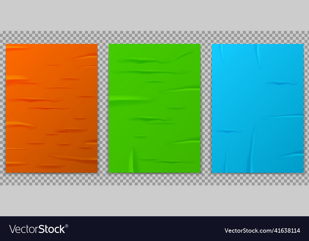 Colored sheet of old crumpled paper Royalty Free Vector Colored sheet of old crumpled paper Royalty Free Vector