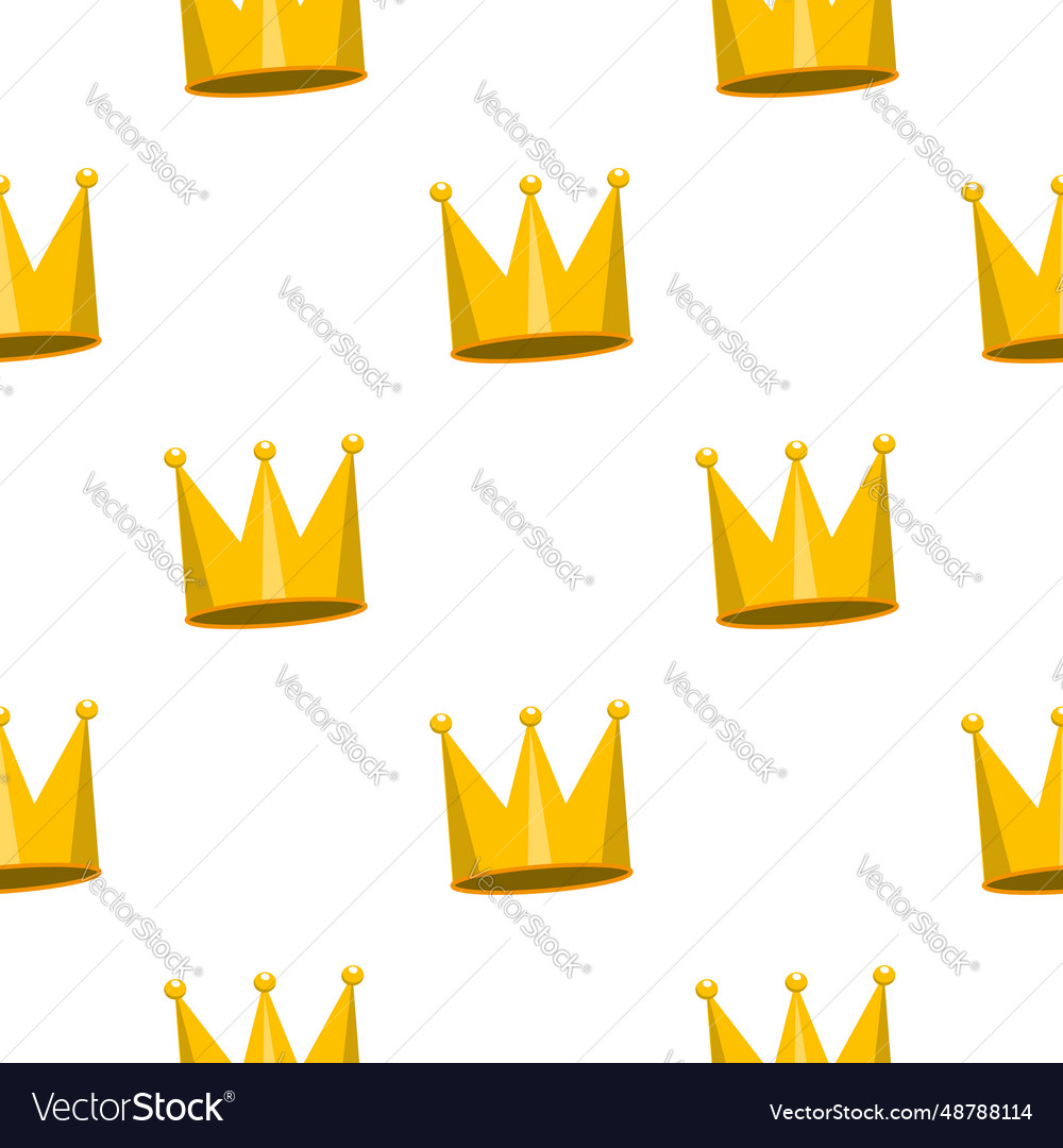 Crown pattern Royalty Free Vector Image - VectorStock