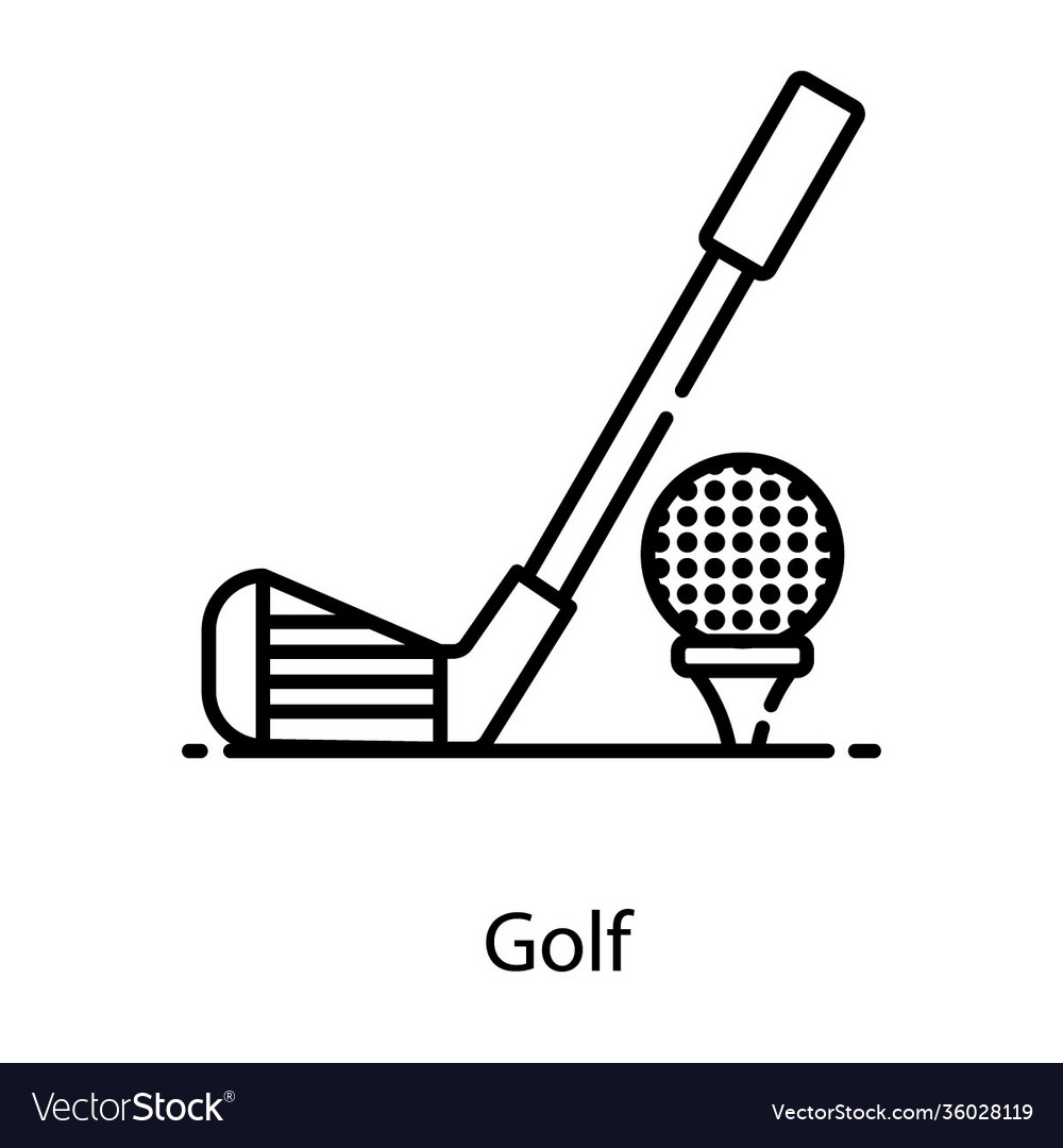 Golf Royalty Free Vector Image - VectorStock