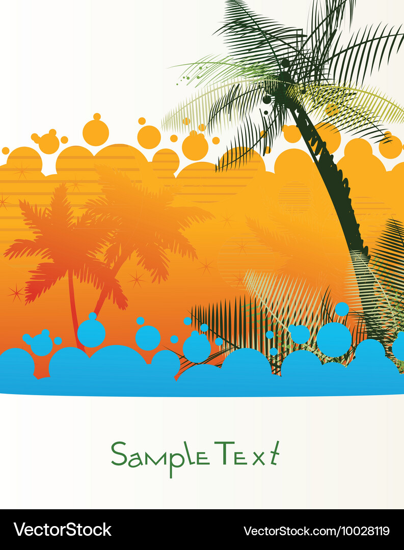 Summer Royalty Free Vector Image - VectorStock