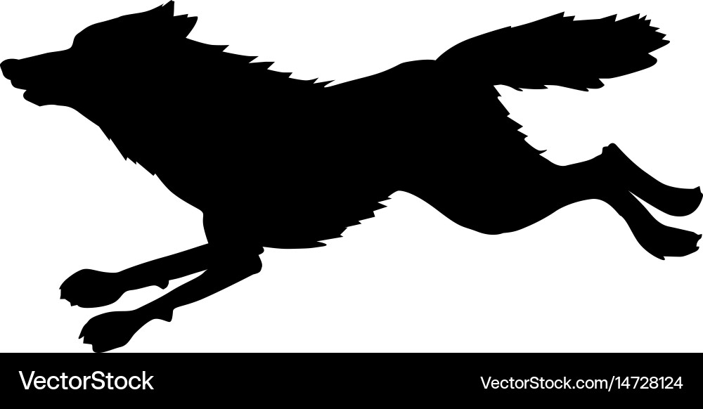 Attack wolf Royalty Free Vector Image - VectorStock