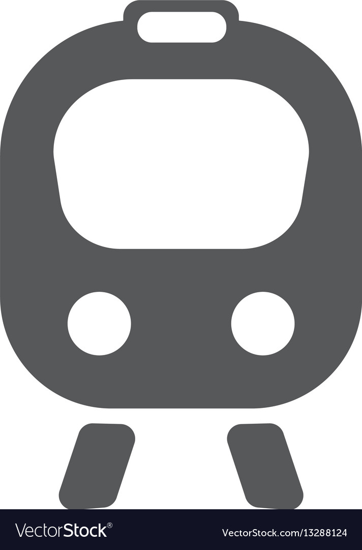 Train flat icon Royalty Free Vector Image - VectorStock