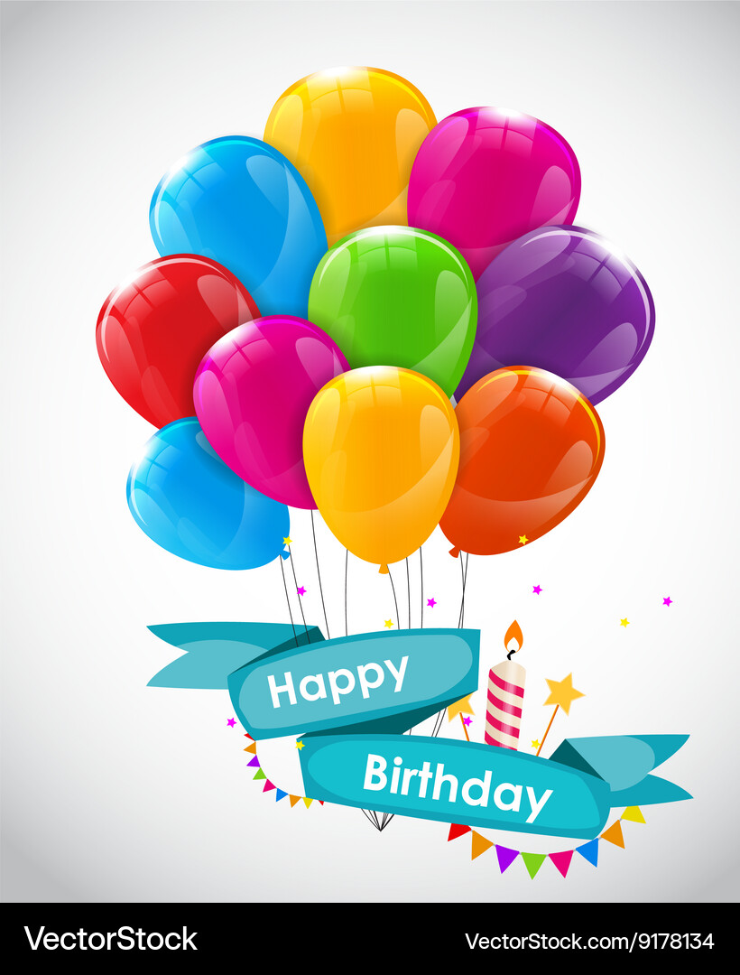 Birthday Balloon Printable Template