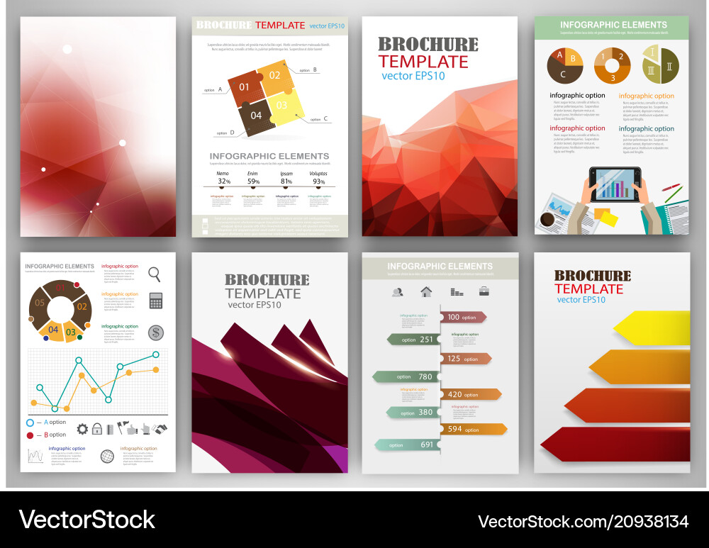 Red business Royalty Free Vector Image - VectorStock