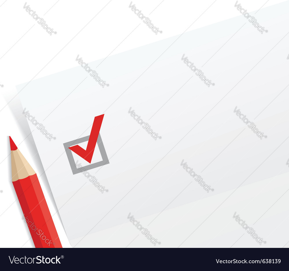 Check list Royalty Free Vector Image - VectorStock