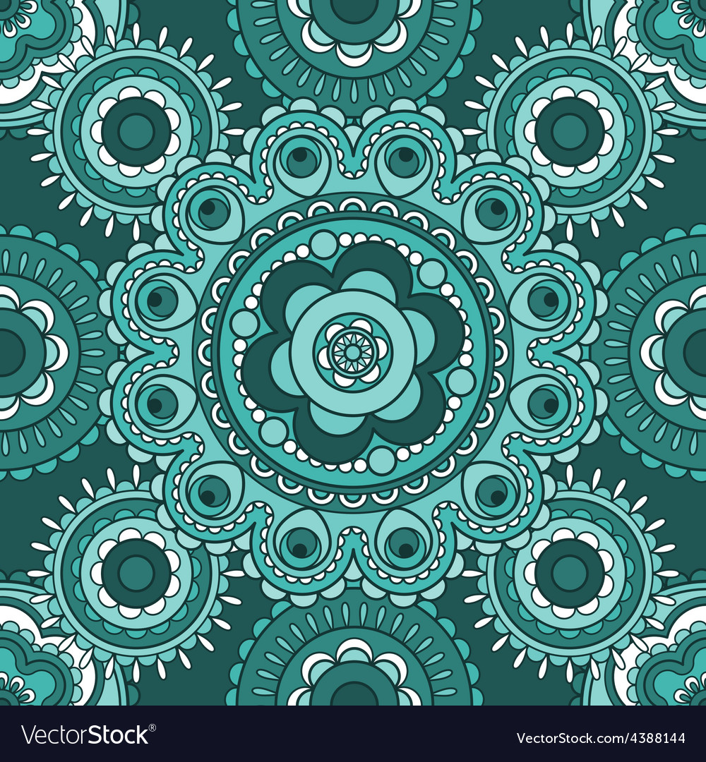 Seamless decorative pattern Royalty Free Vector Image