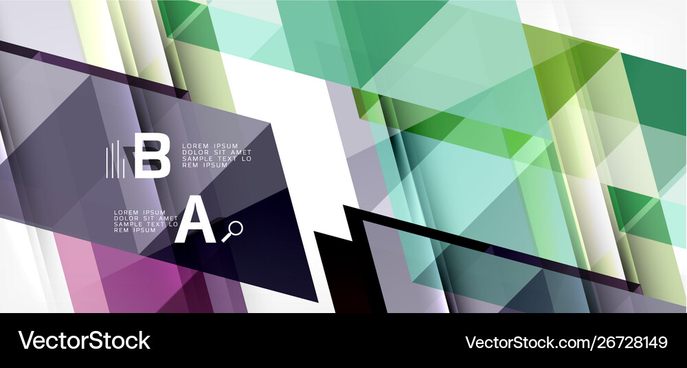 Abstract triangle pattern colorful backdrop Vector Image