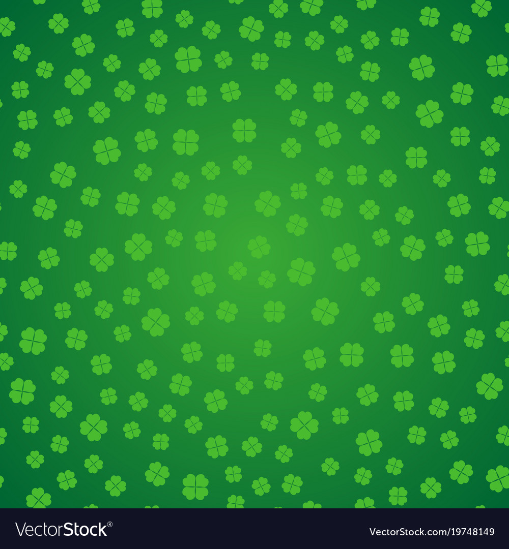 Clover seamless pattern Royalty Free Vector Image