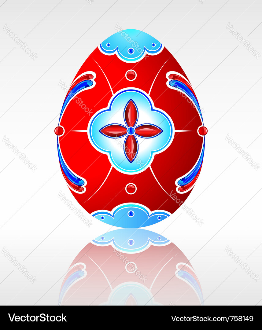 Easter egg Royalty Free Vector Image - VectorStock