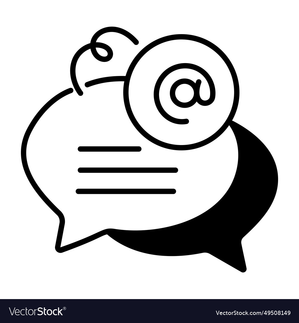 Mention Royalty Free Vector Image - VectorStock