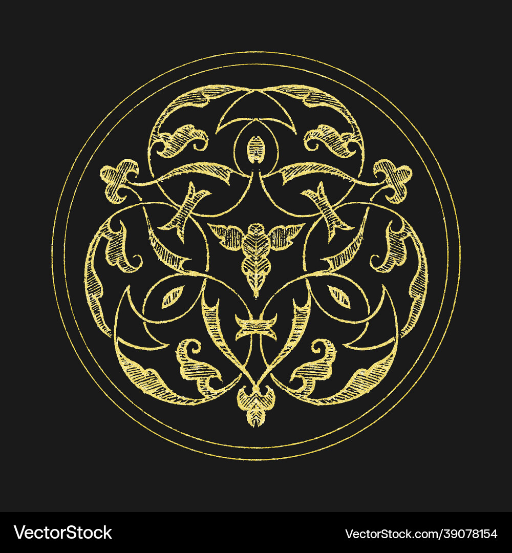 Template trace Royalty Free Vector Image - VectorStock