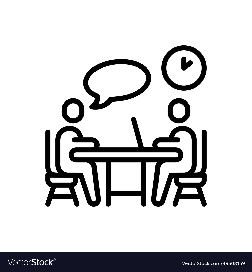Interview Royalty Free Vector Image - VectorStock