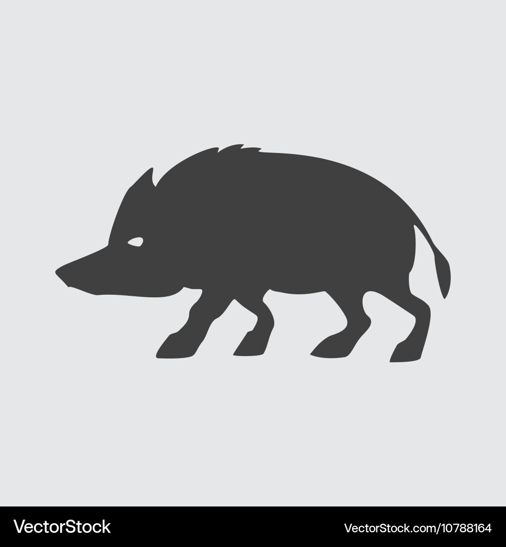 Boar icon Royalty Free Vector Image - VectorStock