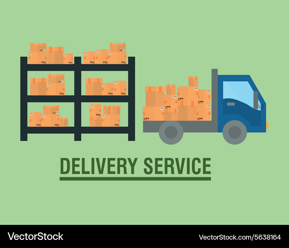 Delivery design Royalty Free Vector Image - VectorStock