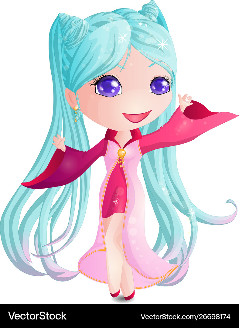 Blue fairy Royalty Free Vector Image - VectorStock