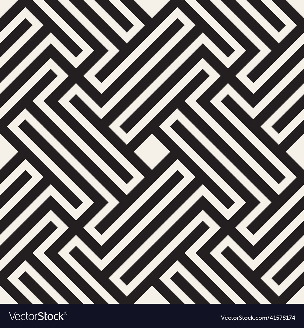 Seamless pattern repeating geometric elements Vector Image