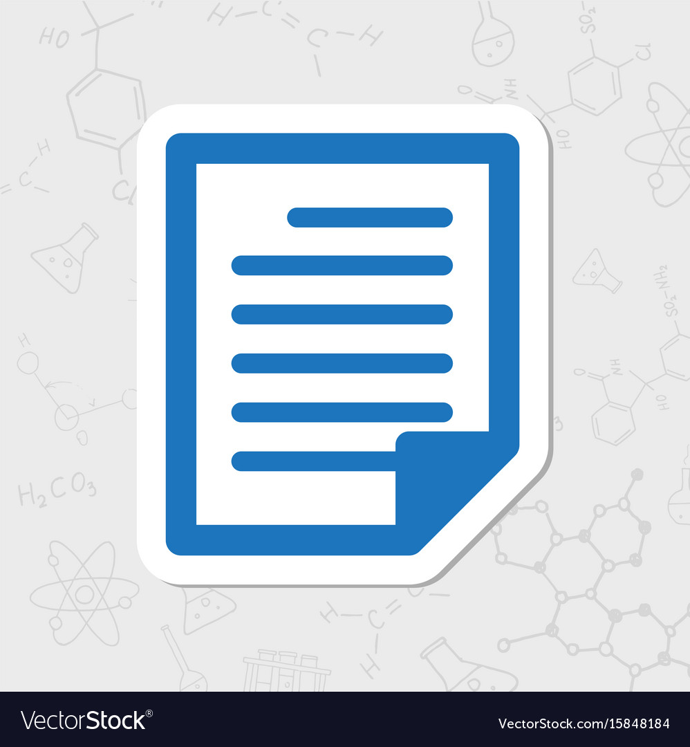 Document icon Royalty Free Vector Image - VectorStock