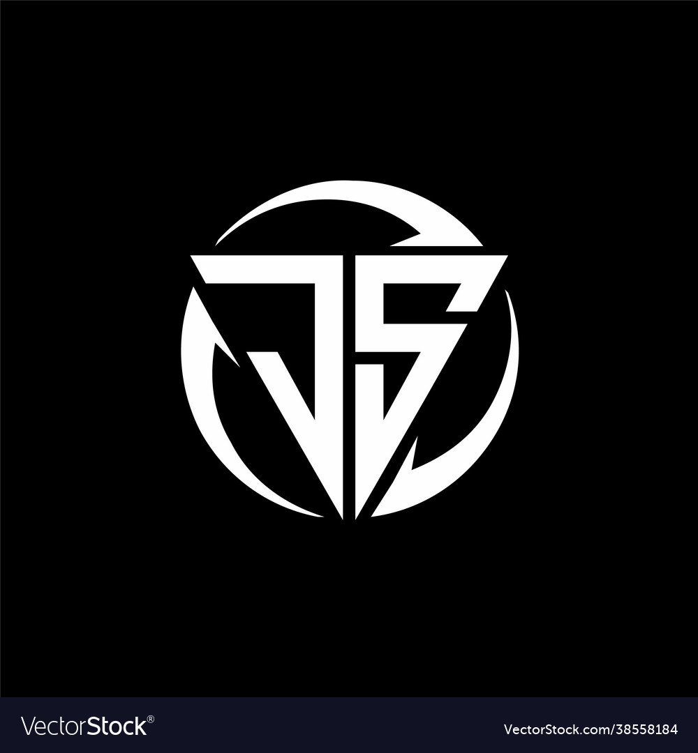 Js logo monogram design template Royalty Free Vector Image