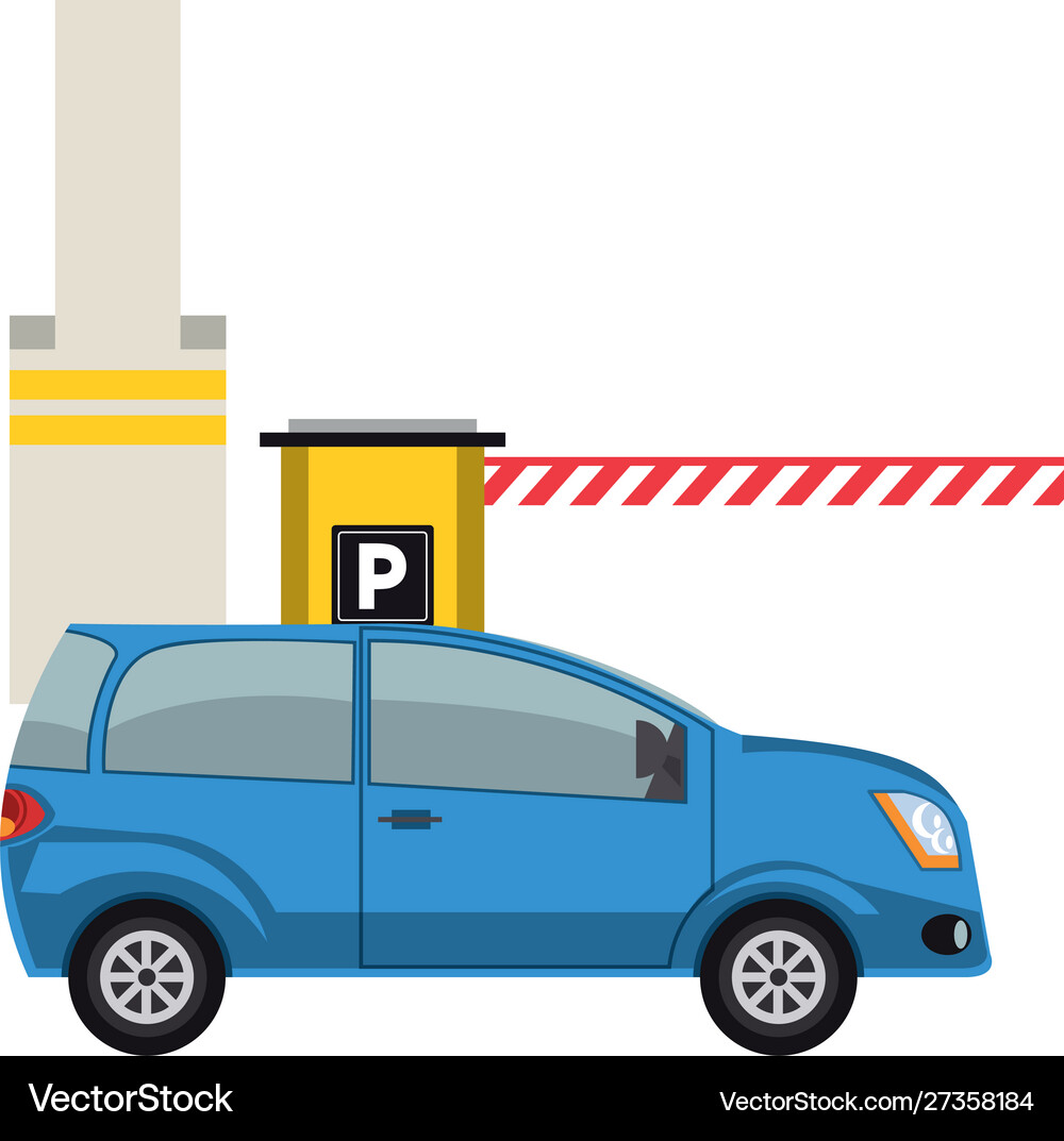 Parking zone design Royalty Free Vector Image - VectorStock