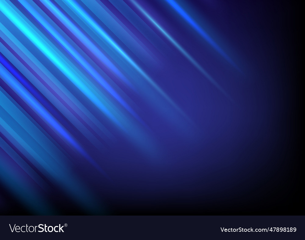 Abstract blue color light rays effect background Vector Image