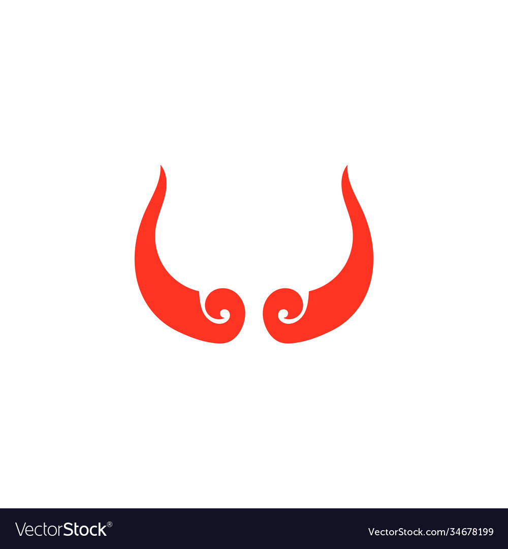 Devil horn icon Royalty Free Vector Image - VectorStock