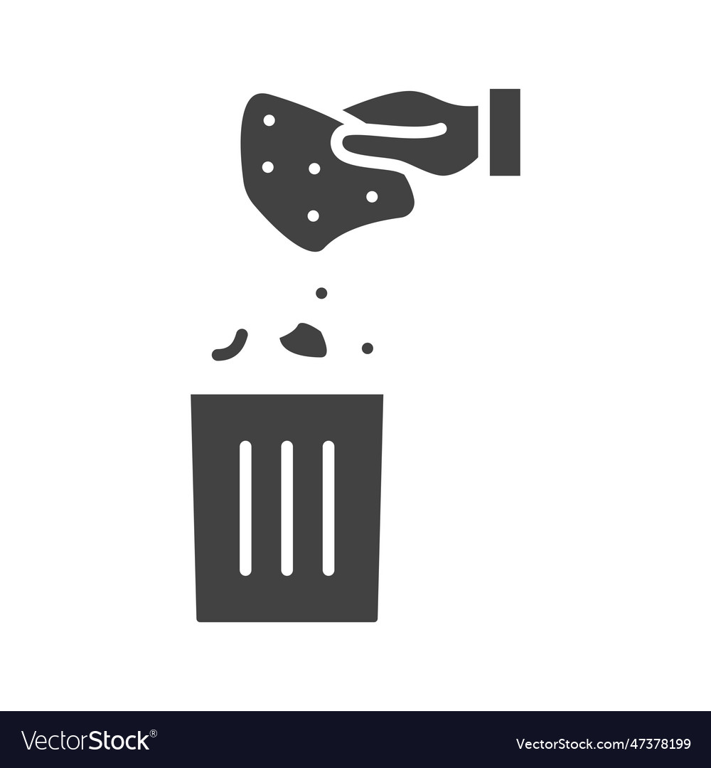 Litter icon image Royalty Free Vector Image - VectorStock