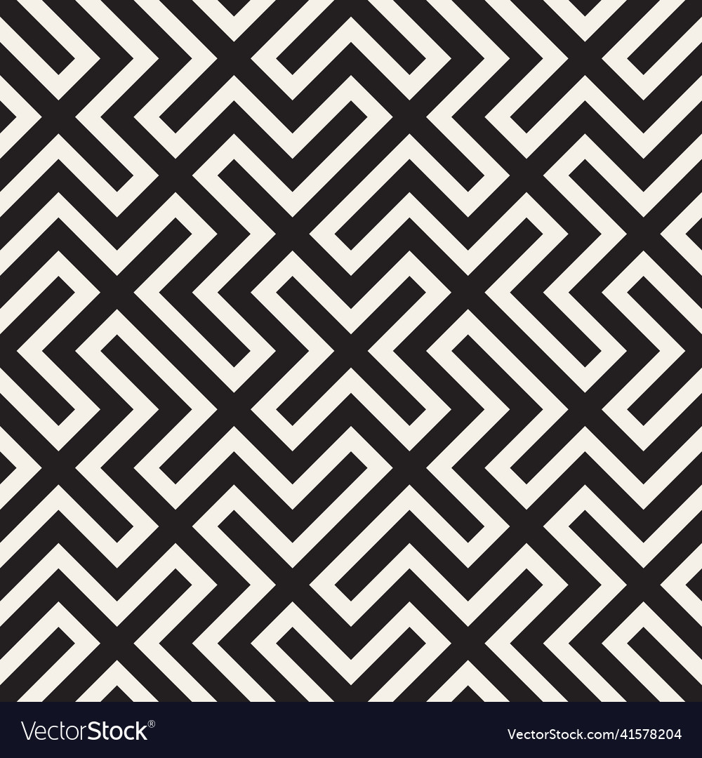 Seamless pattern repeating geometric elements Vector Image