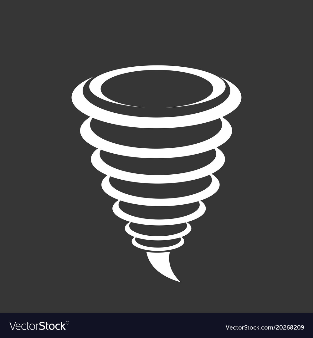Tornado icon Royalty Free Vector Image - VectorStock