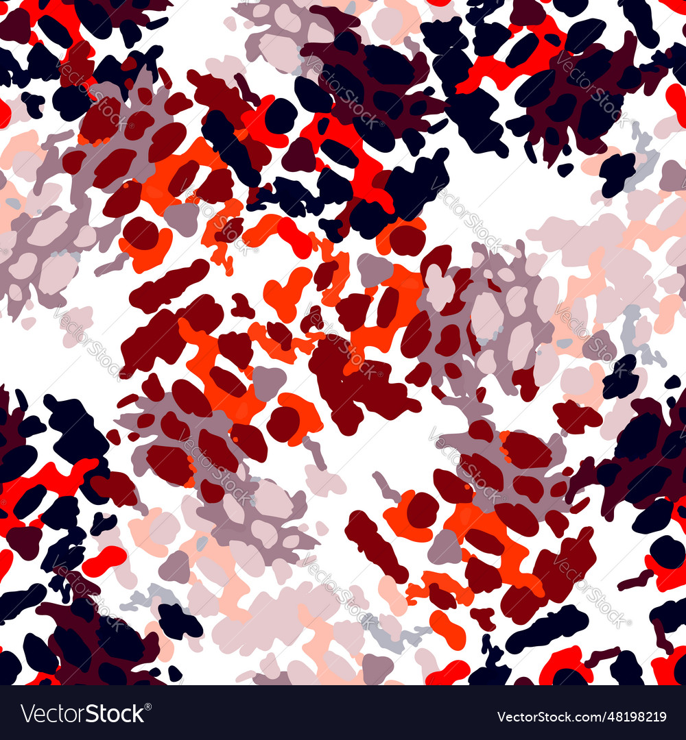 Creative abstract leopard skin seamless pattern Vector Image Creative abstract leopard skin seamless pattern Vector Image