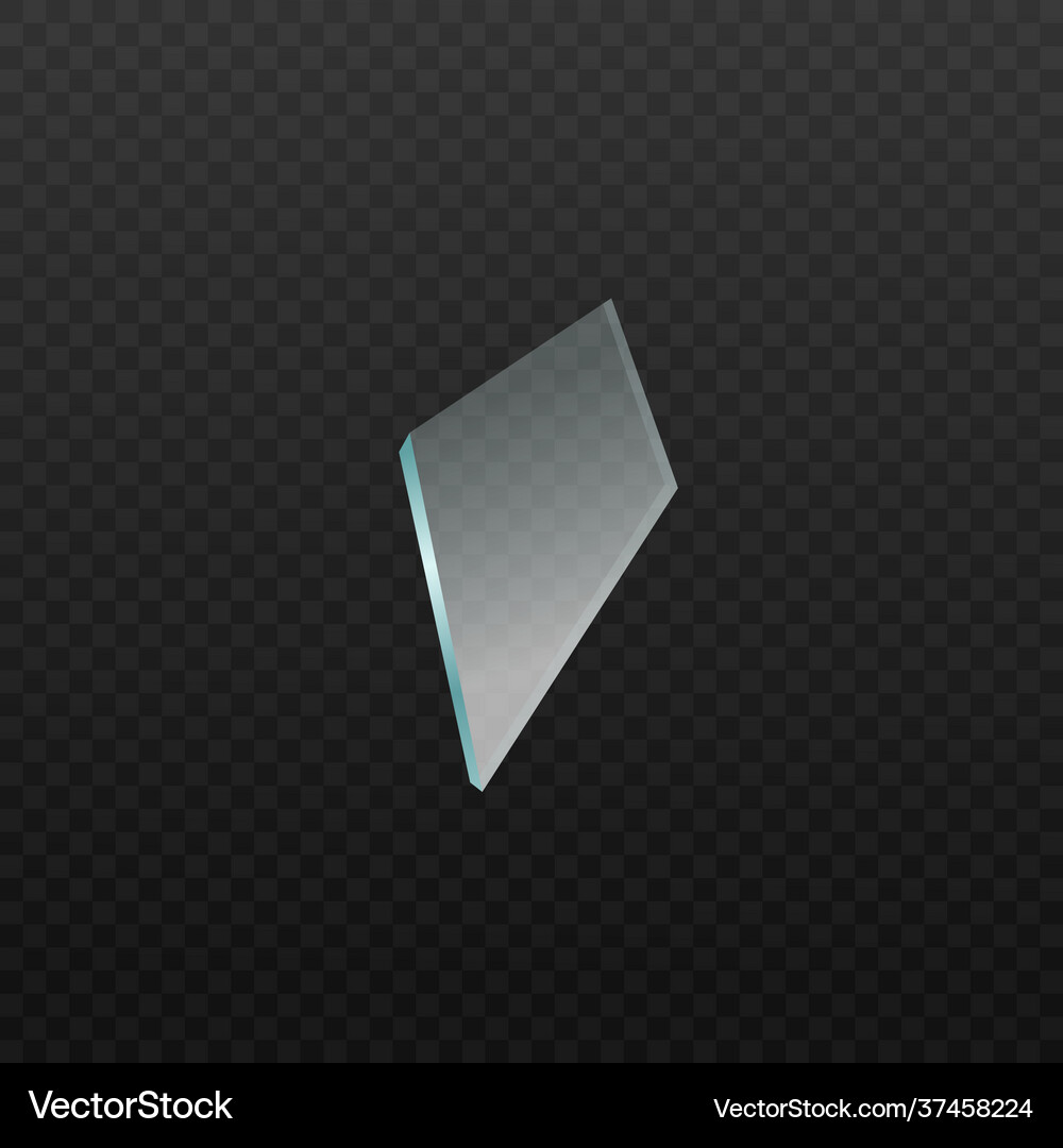 Transparent Glass Shards