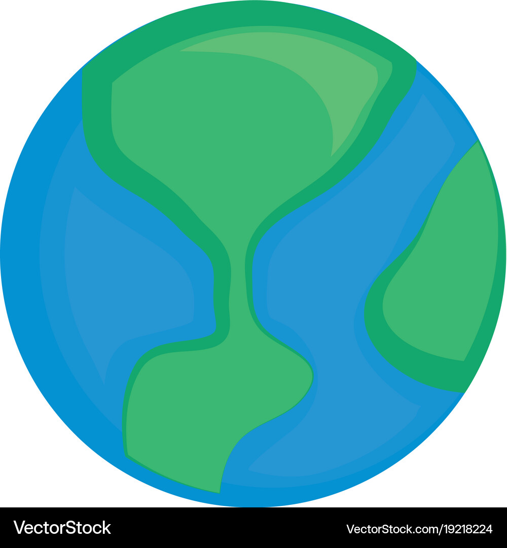 Earth world symbol Royalty Free Vector Image - VectorStock