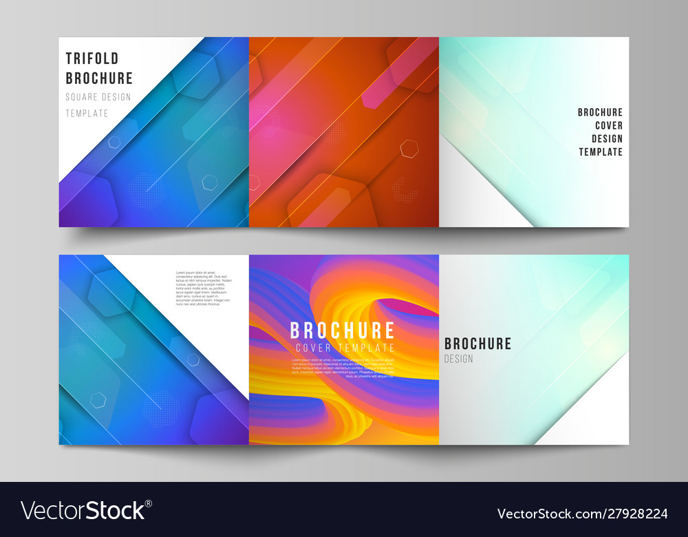 Minimal editable layout square format Royalty Free Vector