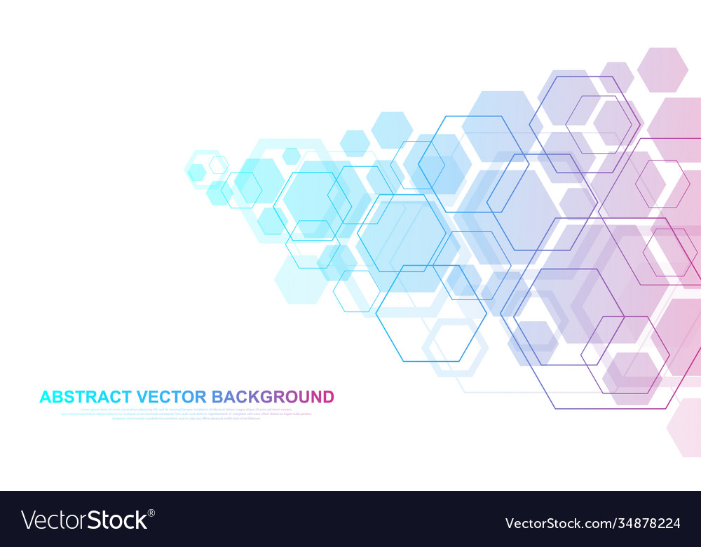 Technology abstract lines and dots connect Vector Image