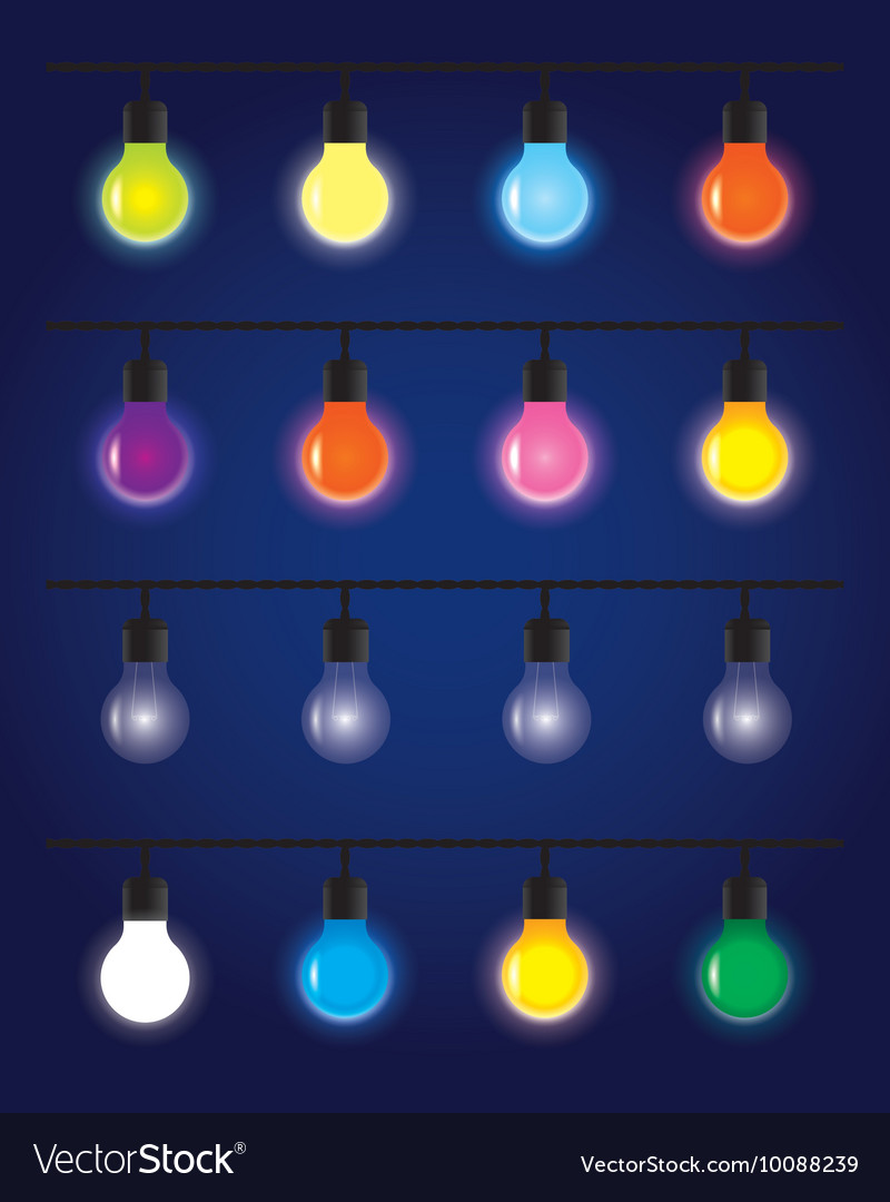 Light bulbs Royalty Free Vector Image - VectorStock
