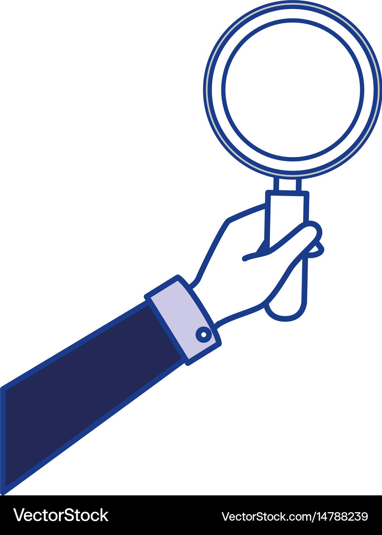 Magnifying glass icon Royalty Free Vector Image