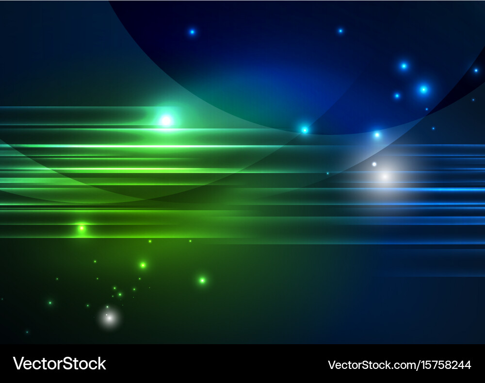 Glowing futuristic lines Royalty Free Vector Image