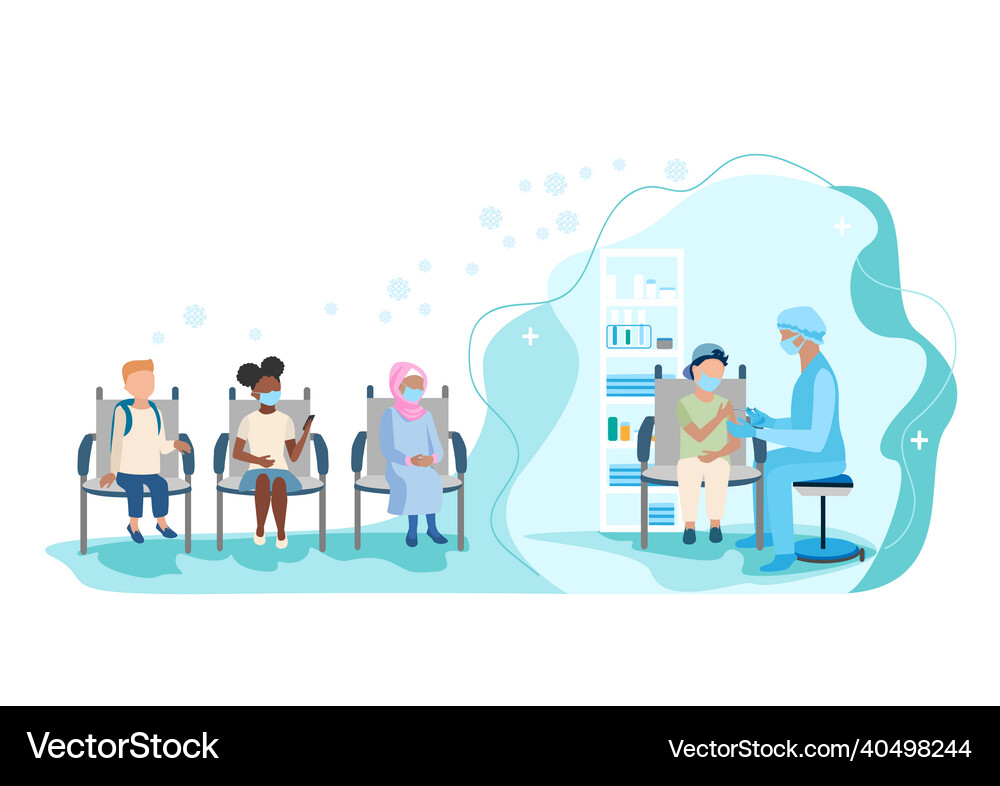 Vaccination Royalty Free Vector Image - VectorStock