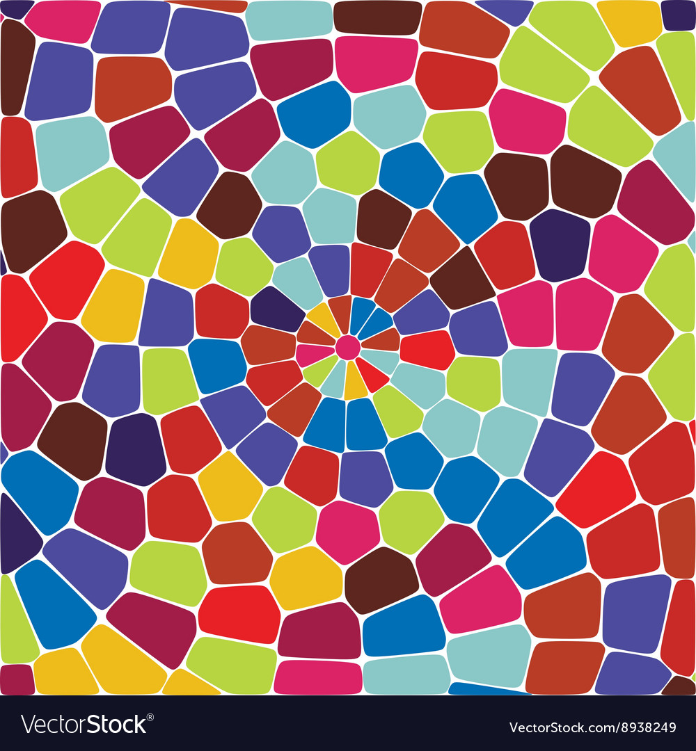 Circle tile background Royalty Free Vector Image