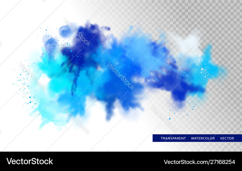 Abstract watercolor splash Royalty Free Vector Image