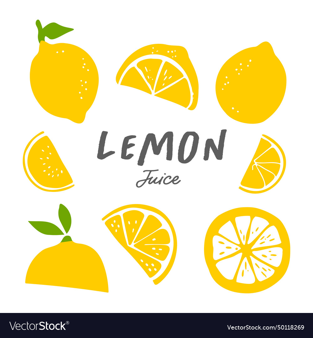 Lemon Royalty Free Vector Image - VectorStock