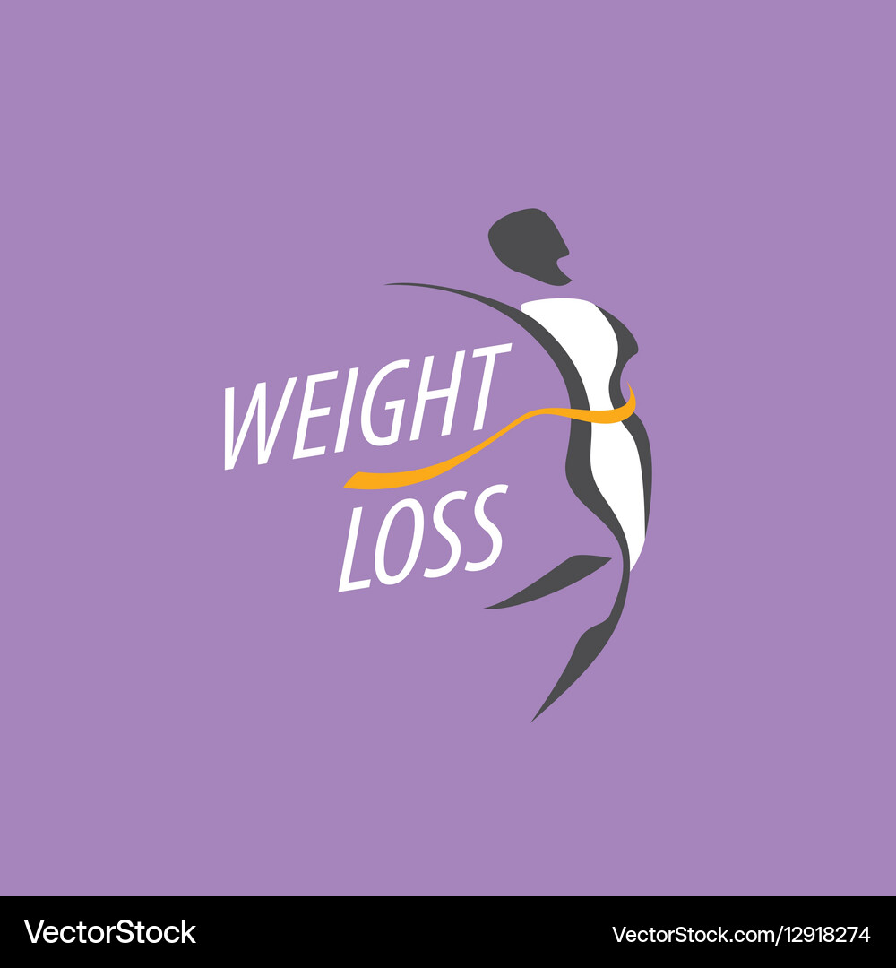 Weight loss logo Royalty Free Vector Image - VectorStock